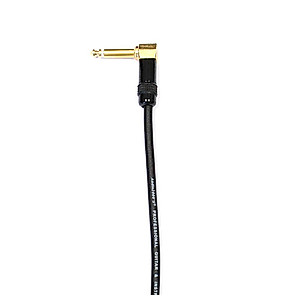 Audio2000's C27003P2 3 Feet 1/4" TS Right Angle To 1/4" TS Right Angle Cable (2 Pack)