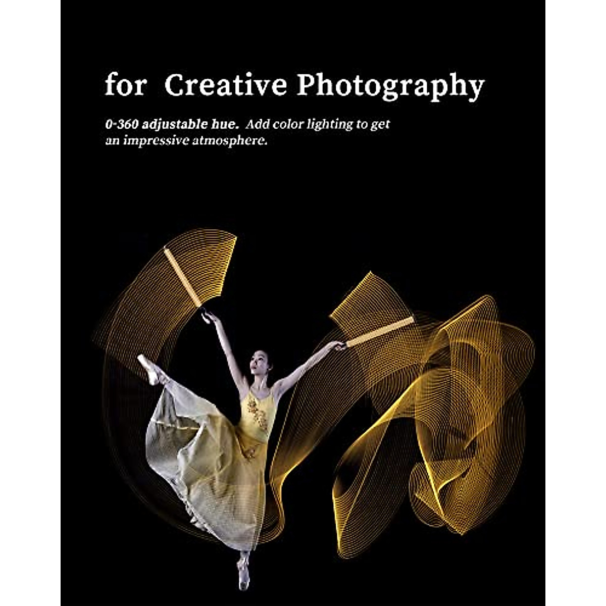 MUZAGATA LED Light Wand Photography 1200 Lux, 2500K-9900K RGB Tube Light CRI＞95, Handheld Photography Light Bar Built in 5200mAh Battery with OLED Display, Light Painting Photography Tools