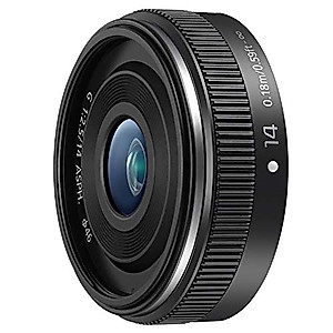Panasonic LUMIX G Lens, 14mm, F2.5 II ASPH., Mirrorless Micro Four Thirds, H-H014AK (USA BLACK)