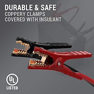 THIKPO G420 Heavy Duty Jumper Cables, Booster Cables with UL-Listed Clamps, High Peak Jumper Cables Kit for Car, SUV and Trucks with up to 6-Liter Gasoline and 4-Liter Diesel Engines