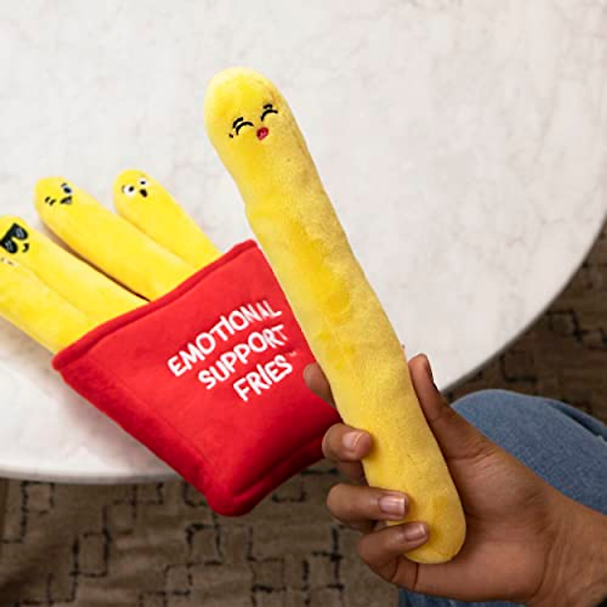 WHAT DO YOU MEME? Emotional Support Fries - The Original Viral Cuddly Plush Comfort Food