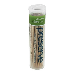 Preserve Flavored Toothpicks, Mint Tea Tree, 35 Count