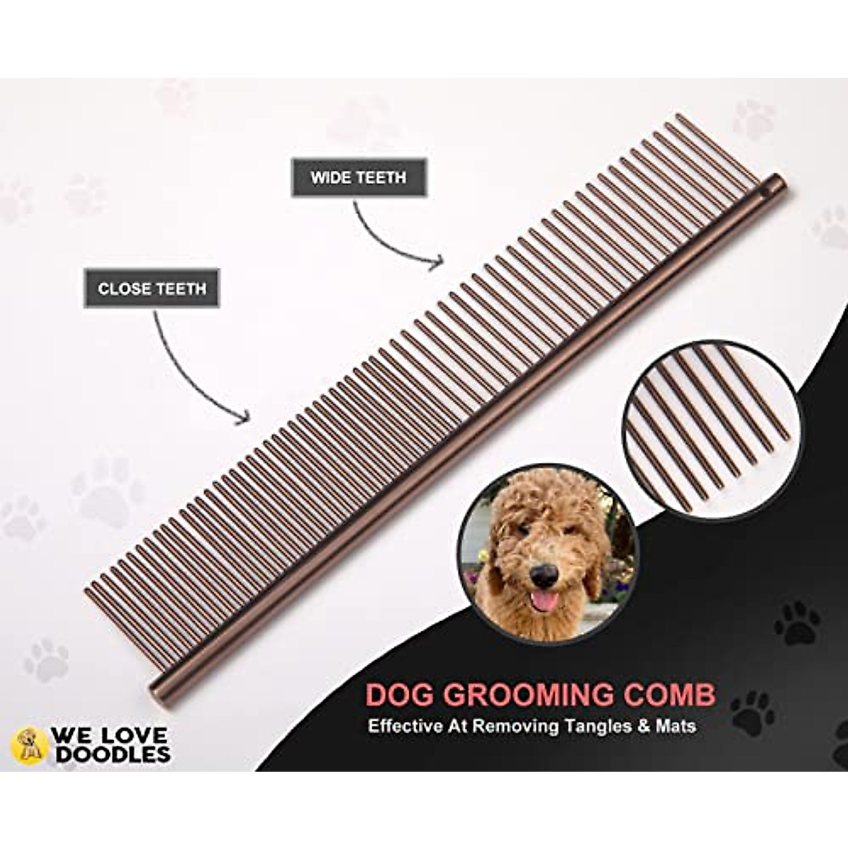 We Love Doodles Dog Grooming Scissors Kit - Dog Grooming Shears - Curved Dog Grooming Scissors - Thinning Scissors For Dogs - Best Grooming Scissors For Goldendoodles