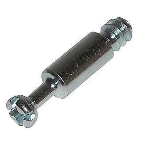 24.5mm (32mm Overall) Dowel Pin Bolt for Cam Lock Disc Furniture Connectors for 5mm Hole