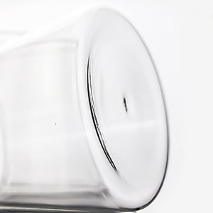 URMAGIC 3 Pcs Clear Glass Cups,9 Oz Mount Fuji Shape Beer Glasses,Beverages Glasses,Drinking Glasses,Cocktail Glass,Whiskey Glass,Milk Cup,Tea Cup,Wine Glass,Water Glasses,Juice Glasses