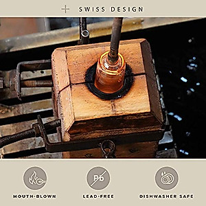 Grassl Cru Wine Glass, Hand-Blown Crystal Wine Glass for Burgundy Red Wine like Chardonnay and Pinot Noir