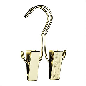 Deluxe 12-Pair Hanging Boot Storage - Double Decker Caddy Includes 12 Boot Hangers (Boot Organizer, Boot Hanger, Boot Storage System) (White System with 12 Boot Hangers)