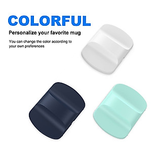 yoelike Magnetic Slider Replacement, Compatible with YETI Magnetic Lid 10oz, 14oz, 16oz, 20oz, 26oz, 30oz (Black+Navy Blue+Green)