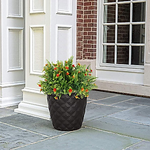 HO2NLE 12 Bundles Outdoors Artificial Flowers UV Resistant Shrubs Artificial Plants for Hanging Planter Window Box Front Porch Garden Home Farmhouse Garden Decoration