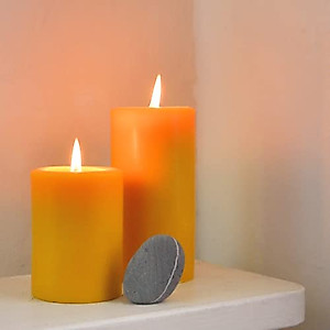 Bluecorn Botanica Beeswax Pillar Candle Scented with Lavender Essential Oil - 2" x 4.5"