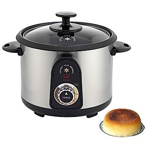 Persian Iranian Afghani Tahdig Crispy Automatic Rice Cooker Maker Non Stick Glass Top 10 Cup