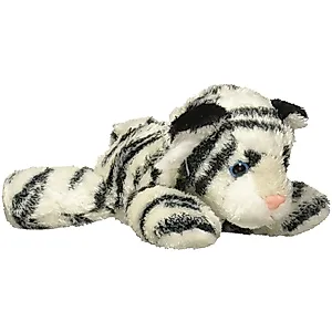 Aurora® Adorable Mini Flopsie™ Shazam™ Stuffed Animal - Playful Ease - Timeless Companions - White 8 Inches