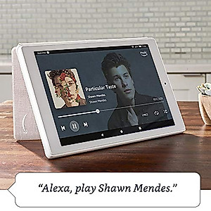 Fire HD 10 Tablet (10.1" 1080p full HD display, 32 GB) – White (2019 Release)