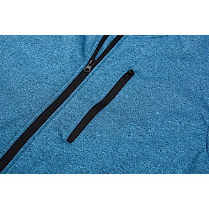 SVACUAM Men's Water-Resistant Fleece Lined Softshell Outwear Mountain Rain Jacket with Hood