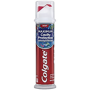 Colgate Kids Toothpaste Pump, Maximum Cavity Protection, 4.4 ounces (12 Pack)