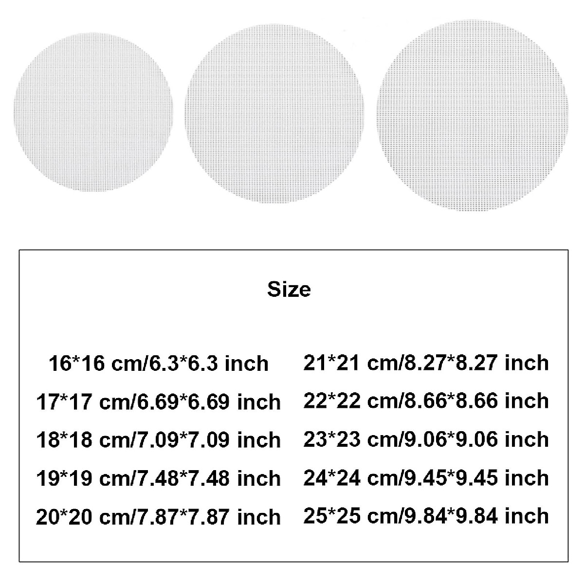 6PCS 25cm Silicone Steamer Mesh, Kitchen Silicone Steamer Mesh Round Non-Stick Pad Steamer Mesh Liners Dumpling Mesh Baking Pastry Dim Sum Steamer Papers Mat