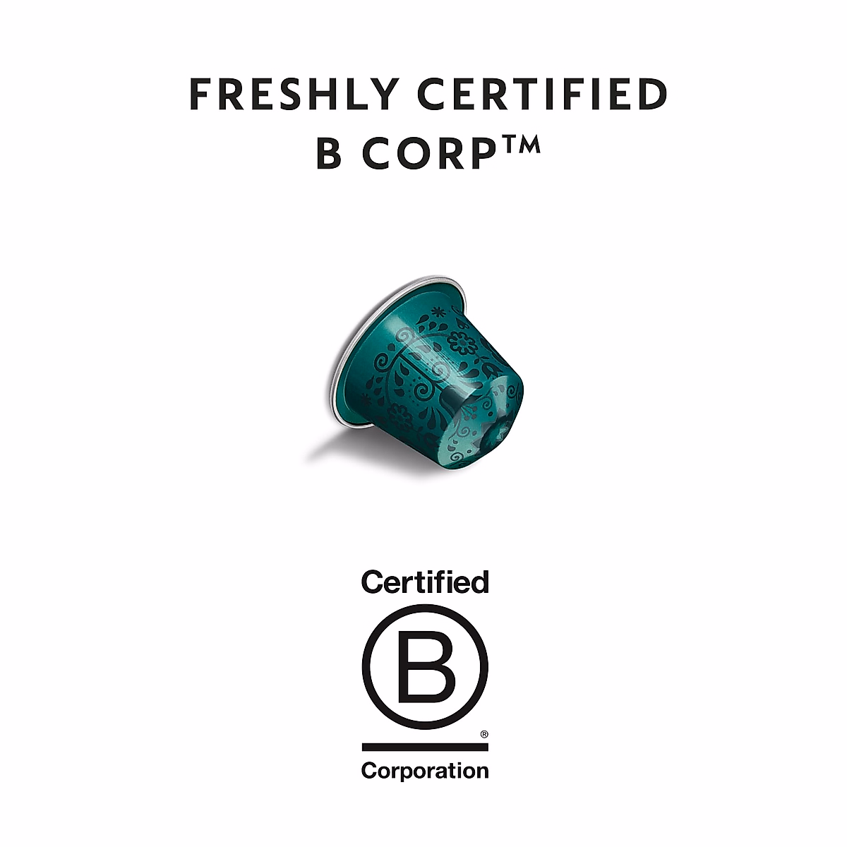 Nespresso Capsules OriginalLine, Stockholm Fortissio Lungo, Dark Roast Coffee, 50 Count Coffee Pods, Brews 3.7 Ounce