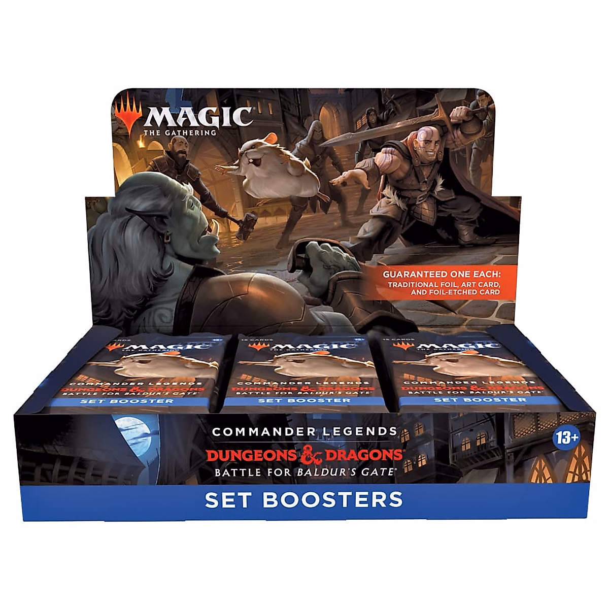 Magic: The Gathering Commander Legends: Battle for Baldur’s Gate Set Booster Box | 18 Packs (270 Magic Cards)
