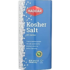 Haddar, Kosher Salt, 16 oz