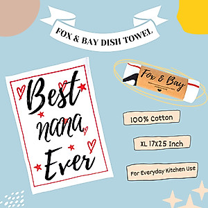 BECTA DESIGN Nana Gifts Box for Birthday, Christmas Gifts,Gift Ideas for Grandma Best Grandma Ever Presents for Grandmother,Granny, Day,Thoughtful Gift Baskets from Grandson,Granddaughter