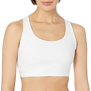 Champion Women's Absolute Eco Sports Bra, White, X-Large