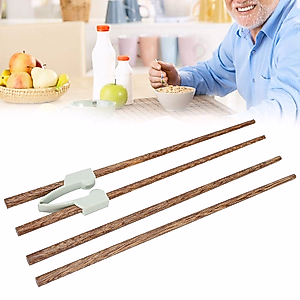 Anti Slip Chopsticks, Elderly Eating Aids Flexible Chopsticks Reusable Dining Clothing Protectors Learning Chopsticks For Children Disabled