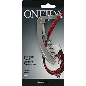 Oneida 5-Inch Waiter's Corkscrew, Polished Stainless Steel