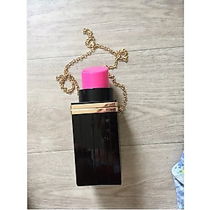 WEDDINGHELPER Women Acrylic Pink Lipstick Evening Bags Purses Clutch Vintage Banquet Handbag (Pink)