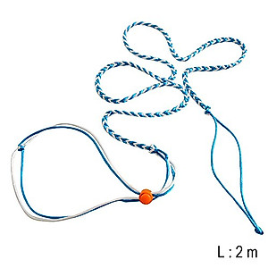 UEETEK Adjustable Hamster Harness Leash and Collar Walking for Hamster Cricetulu Rat Mouse Squirrel Small Pets Flexible Handle Rope 2M (Random Color)