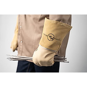 Western Welder Outfitting - Stick Welding Gloves | Heat-Resistant, Gloves (Medium)