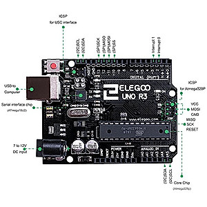 ELEGOO UNO Project Super Starter Kit with Tutorial and UNO R3 Board Compatible with Arduino IDE
