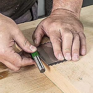 Trend 3-Inch Double-Sided Diamond Sharpening Stone, 300 & 600 Grit, Credit Card Sized Honing Stone with Storage Wallet, DWS/CC/FC