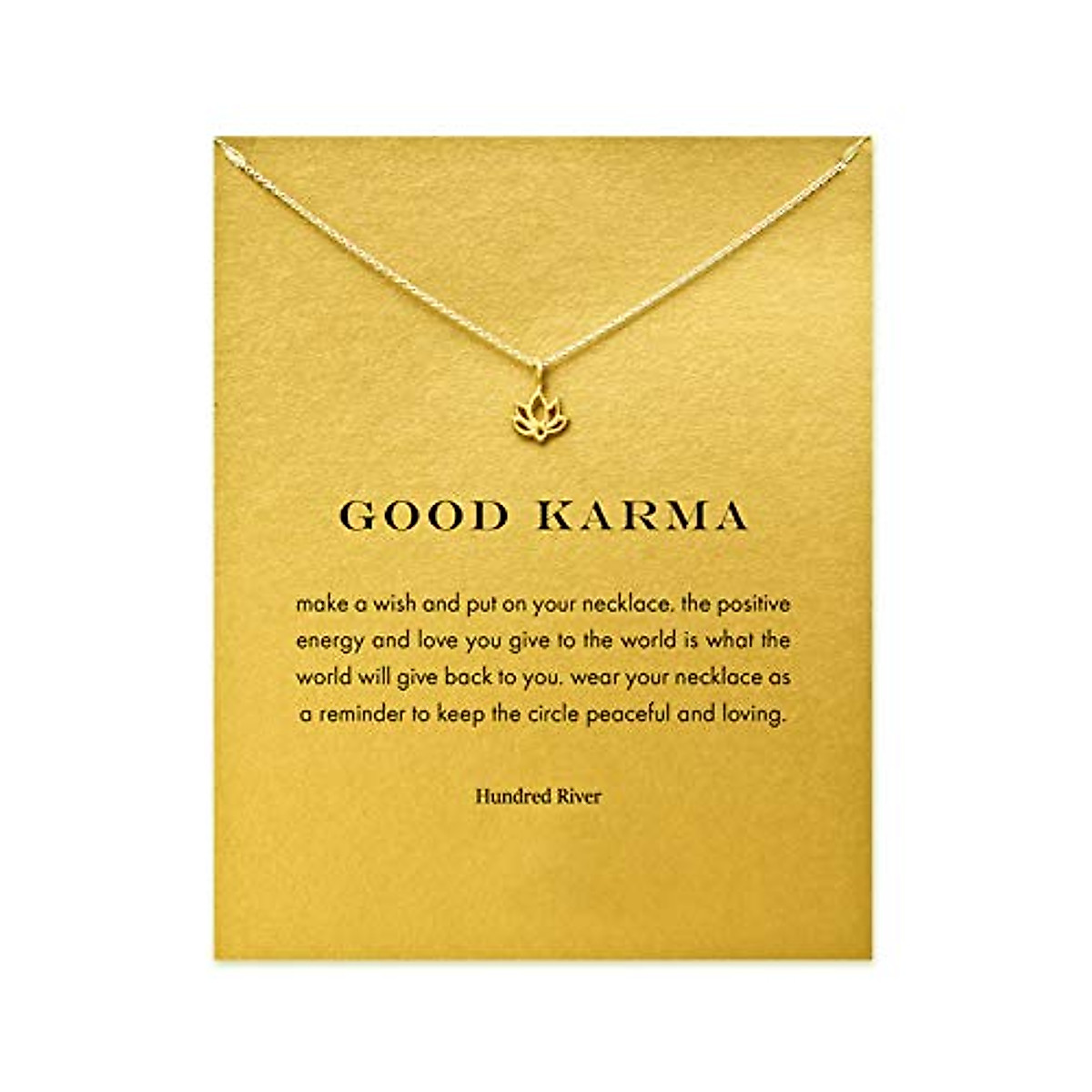 Baydurcan Friendship Anchor Compass Necklace Good Luck Elephant Pendant Chain Necklace with Message Card Gift Card … (gold flower)