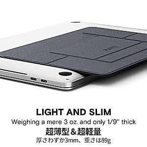 MOFT Invisible Slim Laptop Stand, Adhesive and Reusable, Adjustable Perfect Viewing Angles, Compatible with Laptops Up to 15.6", (Starry Grey)