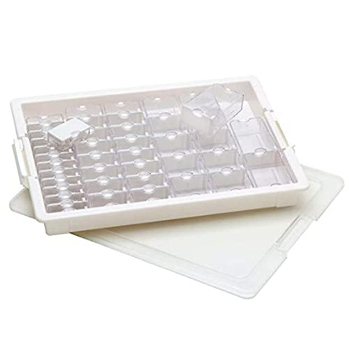 Diamond Painting Storage Container with 42/50/78 Slots Grids, Embroidery Accessories Beads Sewing Supplies Organizer