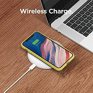 Leton Case for Samsung Galaxy A22 5g Phone Case,Soft Slim Silicone Case Anti-Scratch Shockproof with Microfiber Lining Protective Shell Cover for Samsung Galaxy A22 5g Yellow