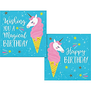 Creative Converting 368255 Napkins, 6.5", Multicolor