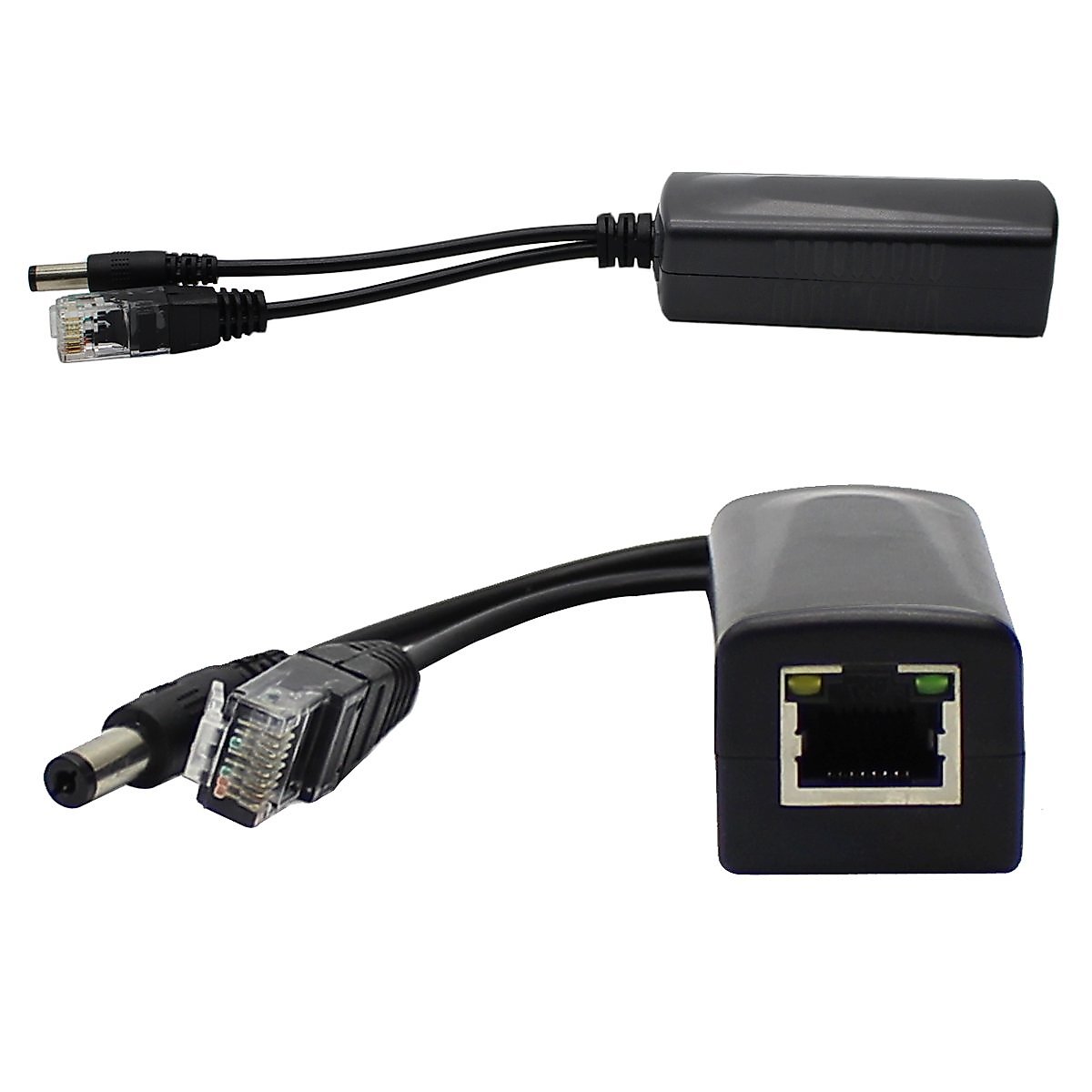 ANVISION 4-Pack 12V DC Output Active PoE Splitter Adapter, IEEE 802.3af, 10/100Mbps, for IP Camera AP Voip Phone and More, AV-PS12