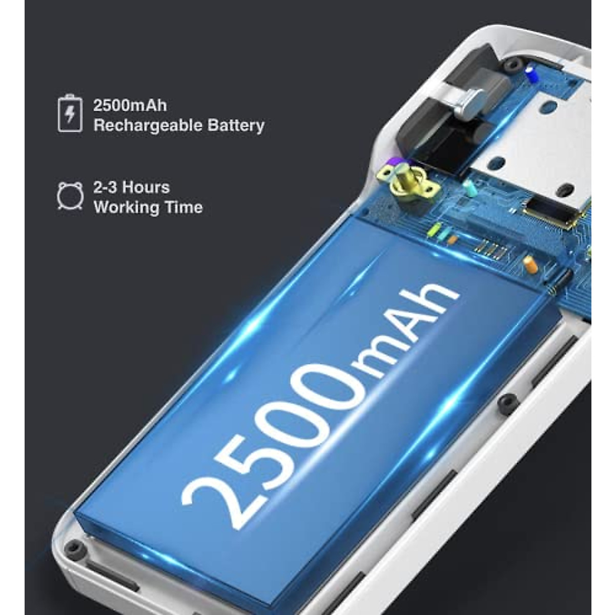 Digital Otoscope with 4.5" Screen & 3.9mm Ear Camera & 32GB Card, 6 Adjustable LEDs, 2500mAh Rechargeable Battery, IP67 Waterproof, Ear Wax Removal Tool, Supports Photo Snap and Video Recording