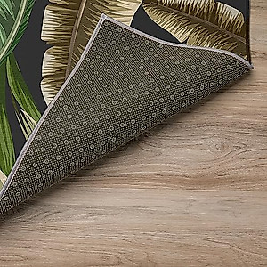 Dalyn Rugs Indoor/Outdoor Tropics TC1 Black Washable 8' x 10' Rug