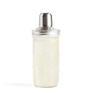 Jarware Wide Mouth Cocktail Shaker, Silver