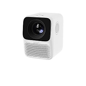 DINOY Projector 1080P Mini LED Portable WiFi Full HD Projector 4K 1920 * 1080P Cornerstone Correction Home Projector (Color : T2 MAX, Size : UK Plug)