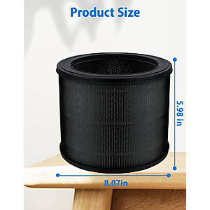 BBT BAMBOOST A230 Filter Replacement Size O Compatible with Winix A230 and A231 Air Purifier, 3-IN-1 True HEPA and High-Efficiency Activated Carbon Filter, Compare to Part #1712-0100-00, 1 Pack