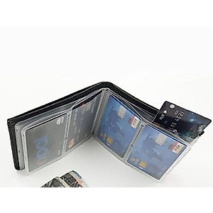 ALLmuis Amazing Men and Women Slim Leather wonder Wow Wallet - Credit Card Protector - RFID Blocking Case