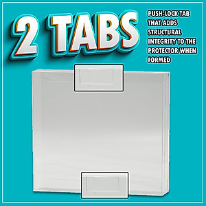 MALKO Video Game Protector Case Compatible with: Double PS1 Games & Music Double CD Jewel Case | 10 Pack