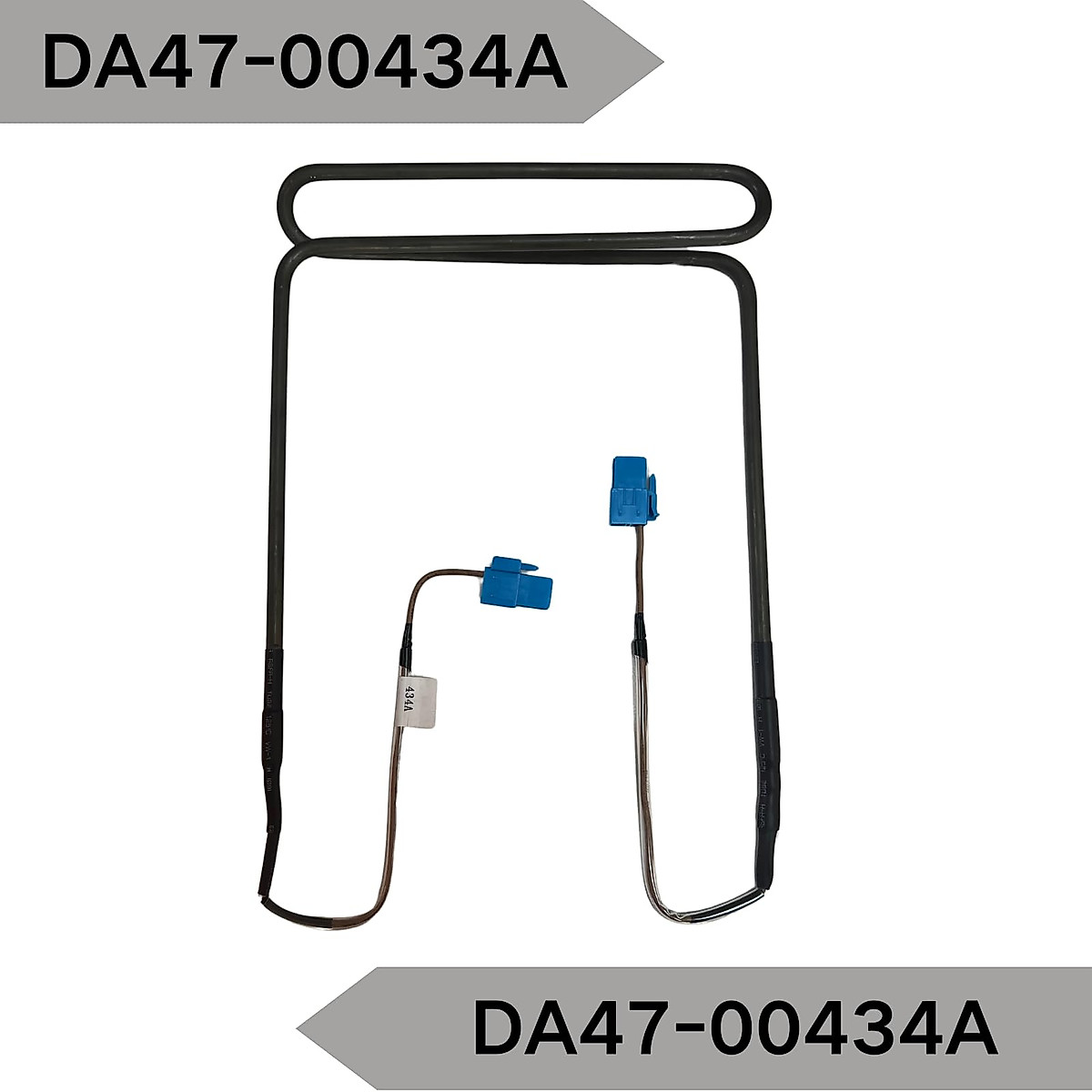 DA47-00434A Defrost Heater Assembly Compatible with Samsung RF23HSESBSRAA0001/RF25HMEDBWW/AA-00/RF4267HARS/XAA-02 Replaces for PD00031799/AP5585243/PS4140711 and More