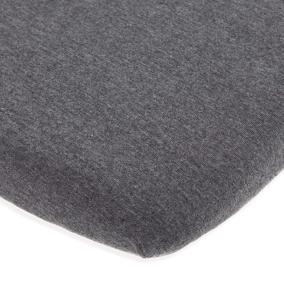 Bassinet Fitted Sheets Compatible with Chicco Lullago Bassinet and Chicco Close to You 3-in-1 Bedside Sleeper – Snuggly Soft Jersey Cotton – Fits Perfectly on 19 x 32 Mattress Pad – Grey