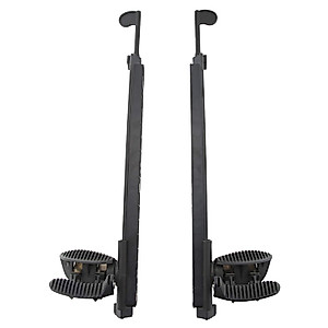 NovelBee Pair Adjustable Locking Foot Braces Pedals Foot Pegs for Kayak Boat Direction Control (Left and Right)