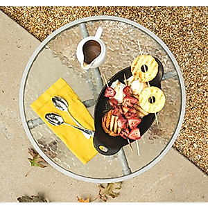 Lodge HOSD Heat Enhanced and Seasoned Cast Iron, 36-Ounce Oval Serving Dish, 36 ounce, Black