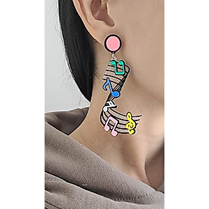CutieJewelry Music Notes Muscial Notes Piano Novelty Cute Dangle Cute Pretty Earrings